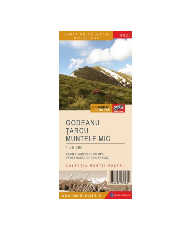 Muntii Nostri Harta Muntii Postavaru-Piatra Mare-Baiului
